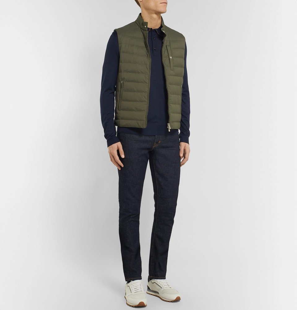 Barena - Mesola Stretch-Knit Shirt - Men - Navy Barena