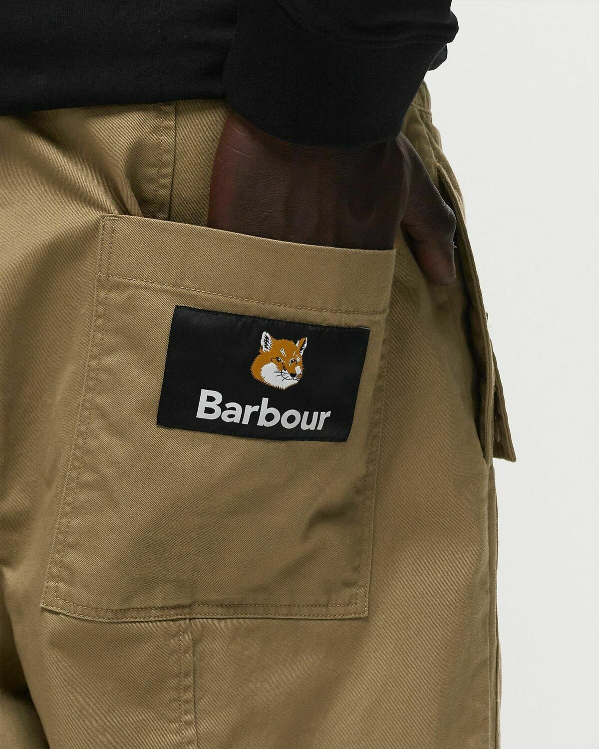 Barbour Barbour X Maison Kitsune Cargo Trouser Brown Cargo Pants Barbour