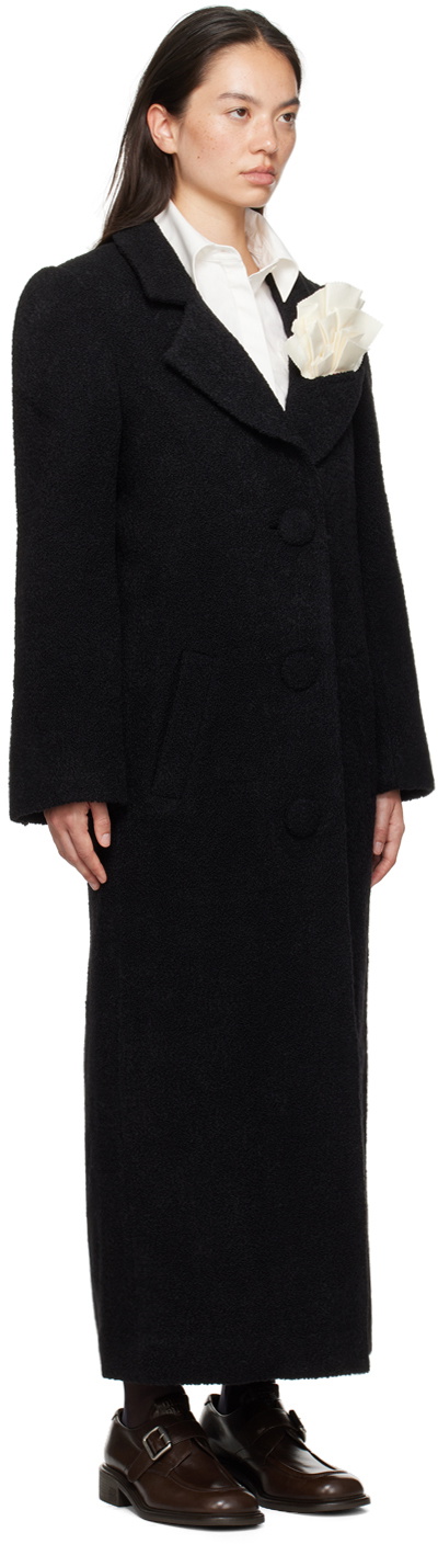 SHUSHU/TONG Black Oversized Coat Shushu/Tong