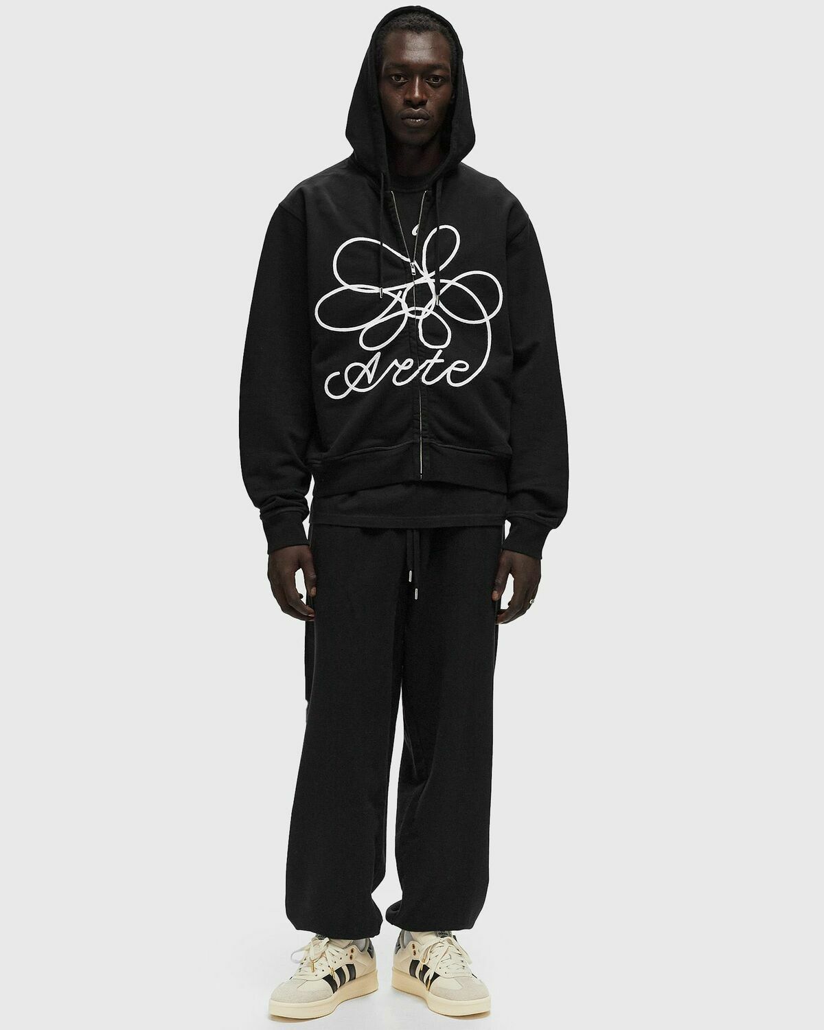 Arte Antwerp Arte Round Flower Front Jacket Black Bomber Jackets Arte ...