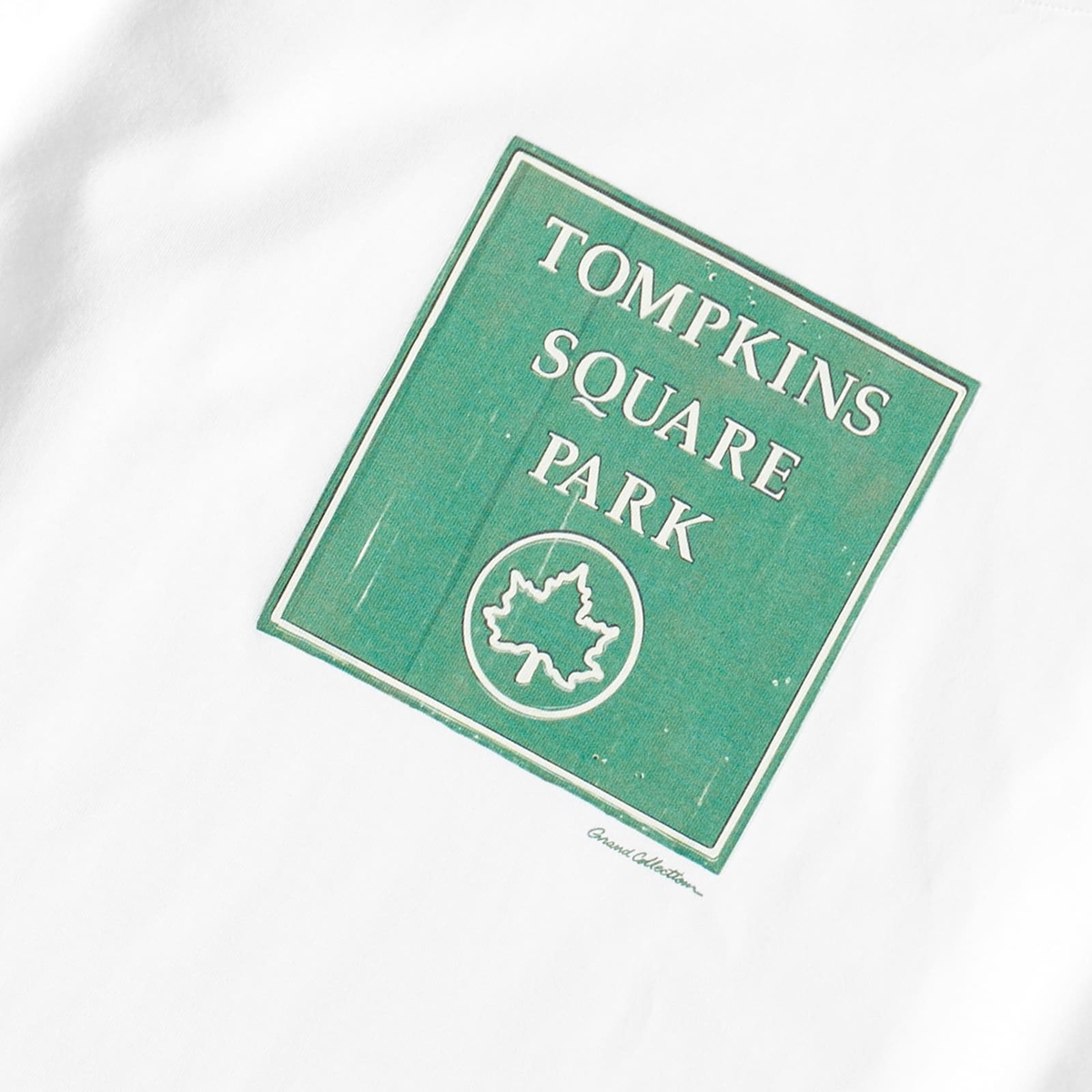 Grand Collection Tompkins T-Shirt in White Grand Collection