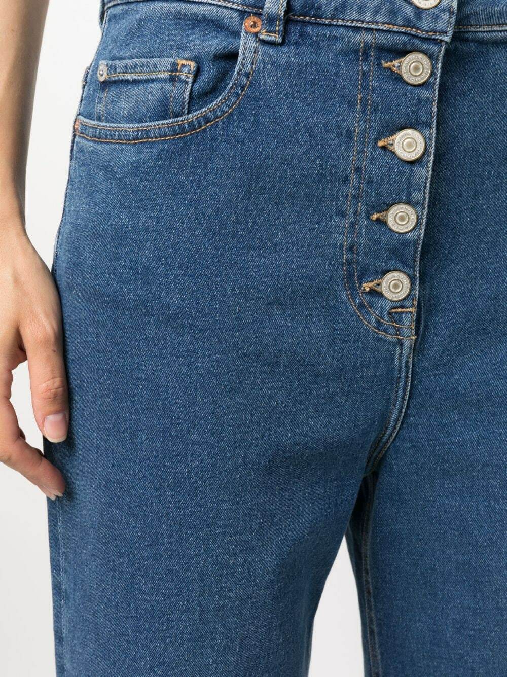 PS PAUL SMITH - Wide Leg Cropped Denim Jeans PS by Paul Smith