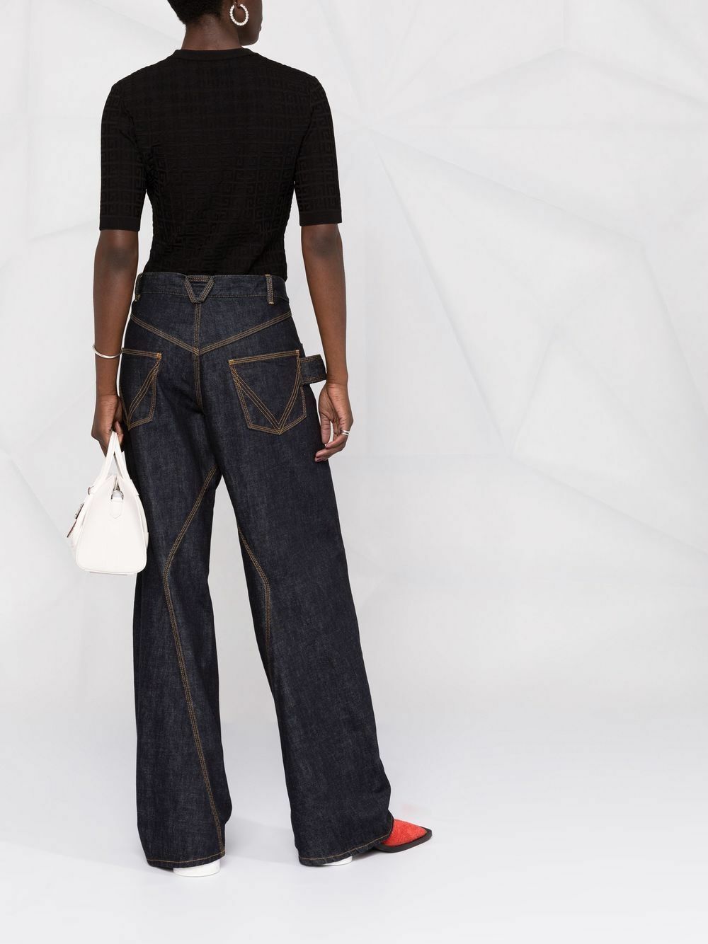 GIVENCHY - Allover Logo Knitted Top Givenchy