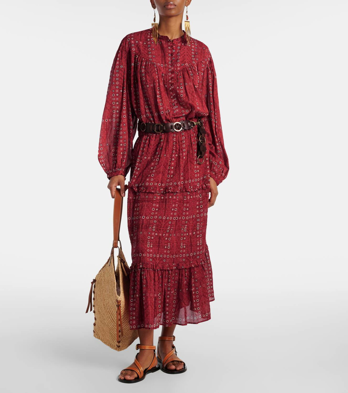 Marant Etoile Salika printed cotton blouse Isabel Marant Etoile