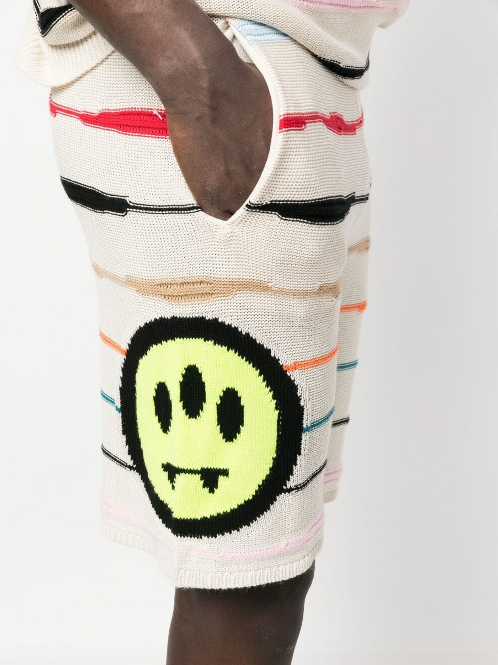 BARROW - Logo Striped Shorts Barrow