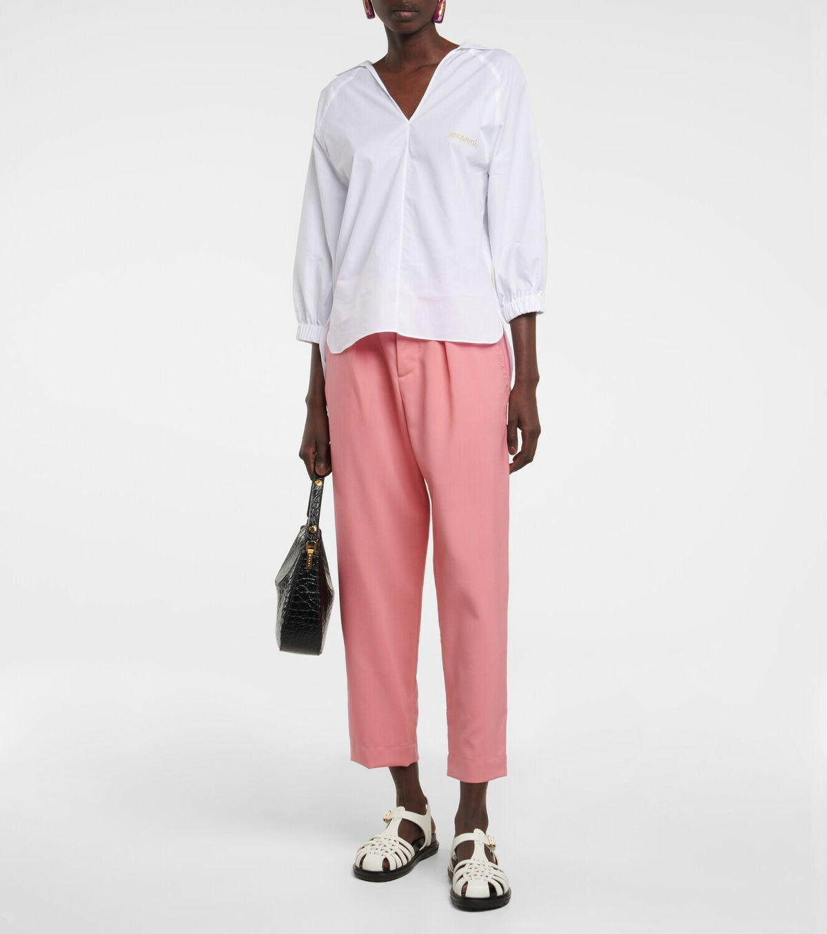 Marni - V-Neck cotton blouse Marni