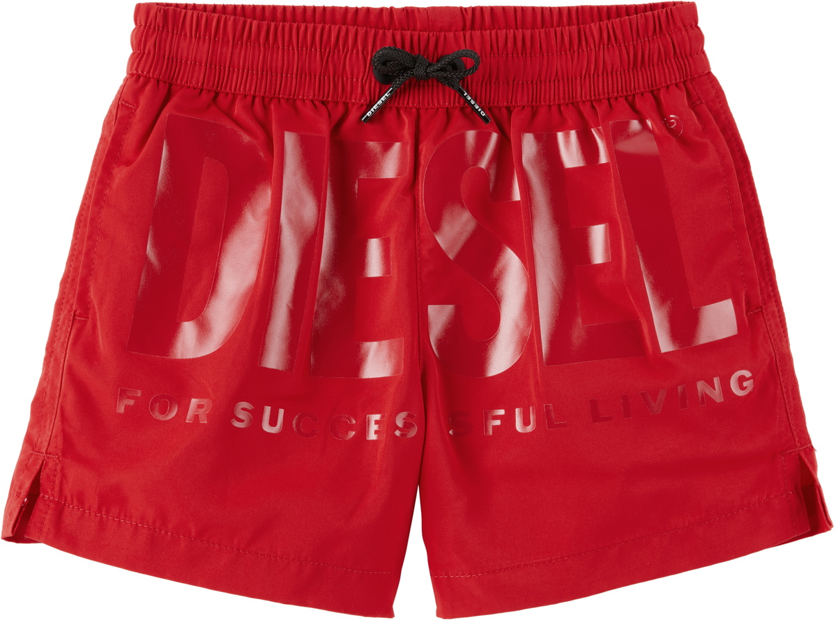 Diesel Kids Red Mkenm Swim Shorts Diesel