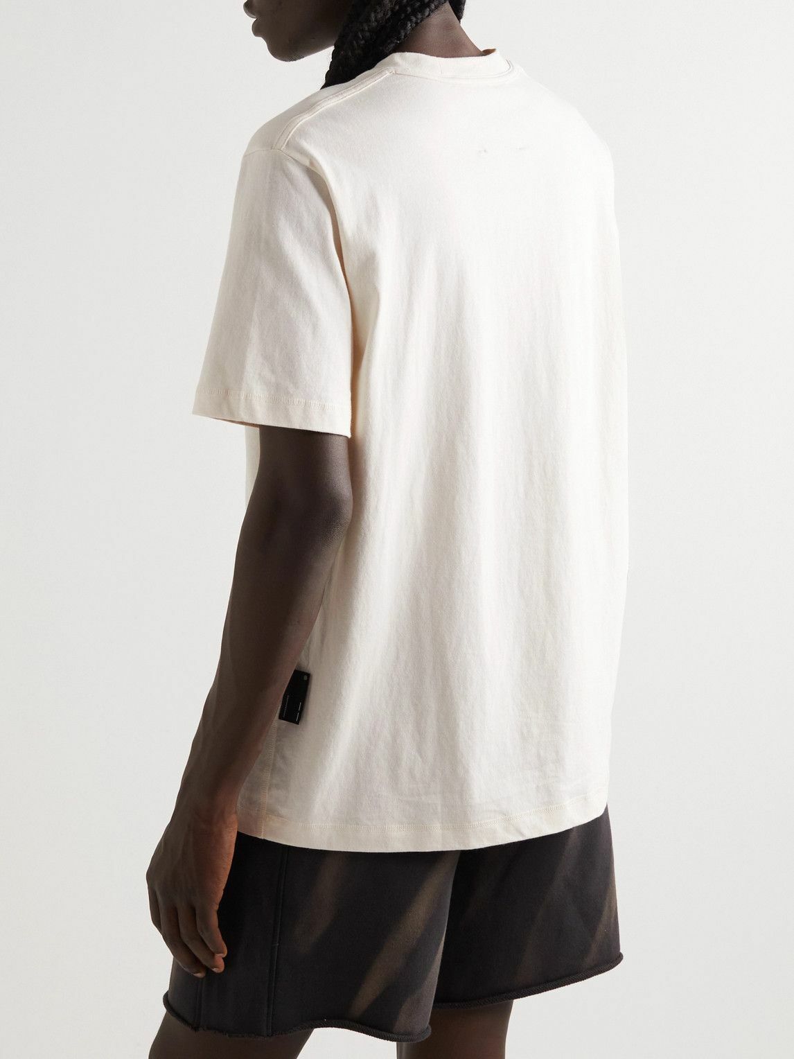 HAYDENSHAPES - Shapers Logo-Print Cotton-Jersey T-Shirt - Neutrals ...