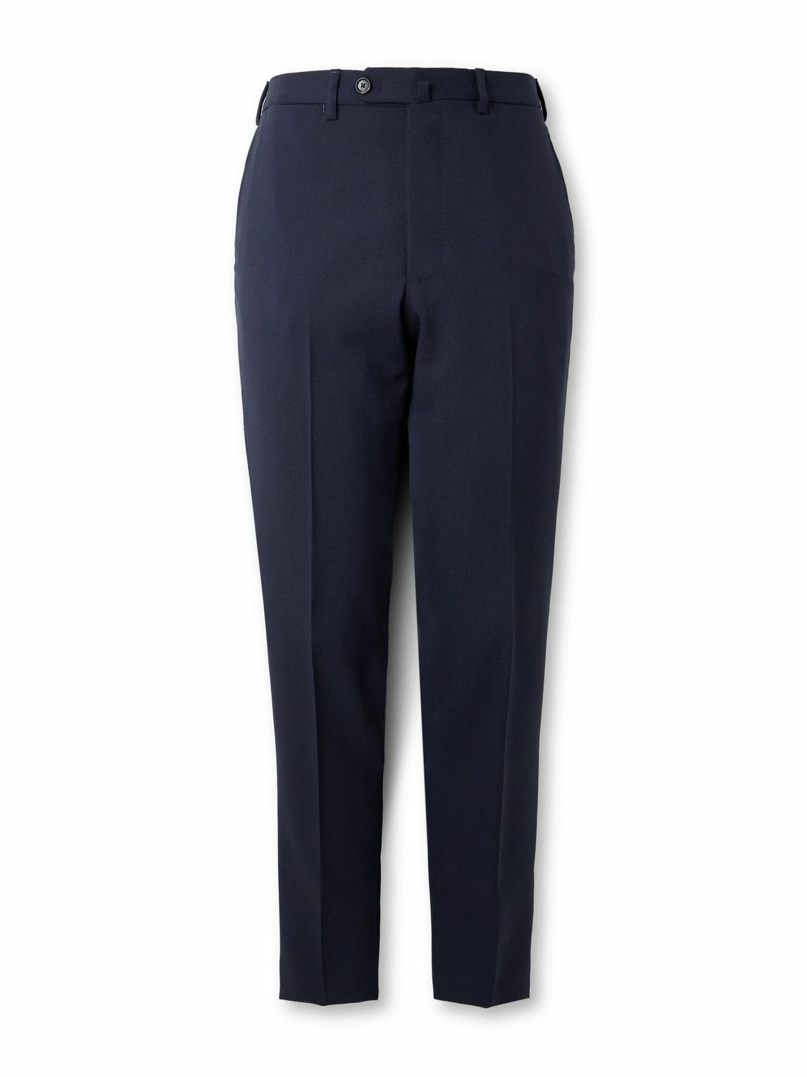 De Petrillo - Slim-Leg Virgin Wool Suit Trousers - Blue De Petrillo