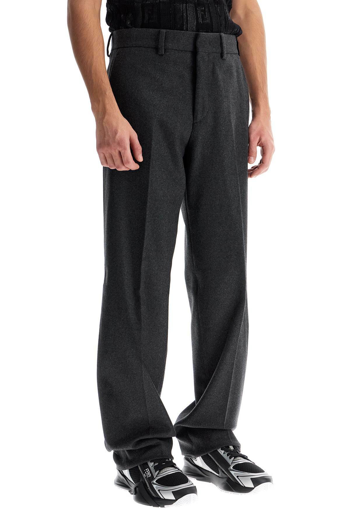 FENDI tailored cashmere trousers for Grey Fendi