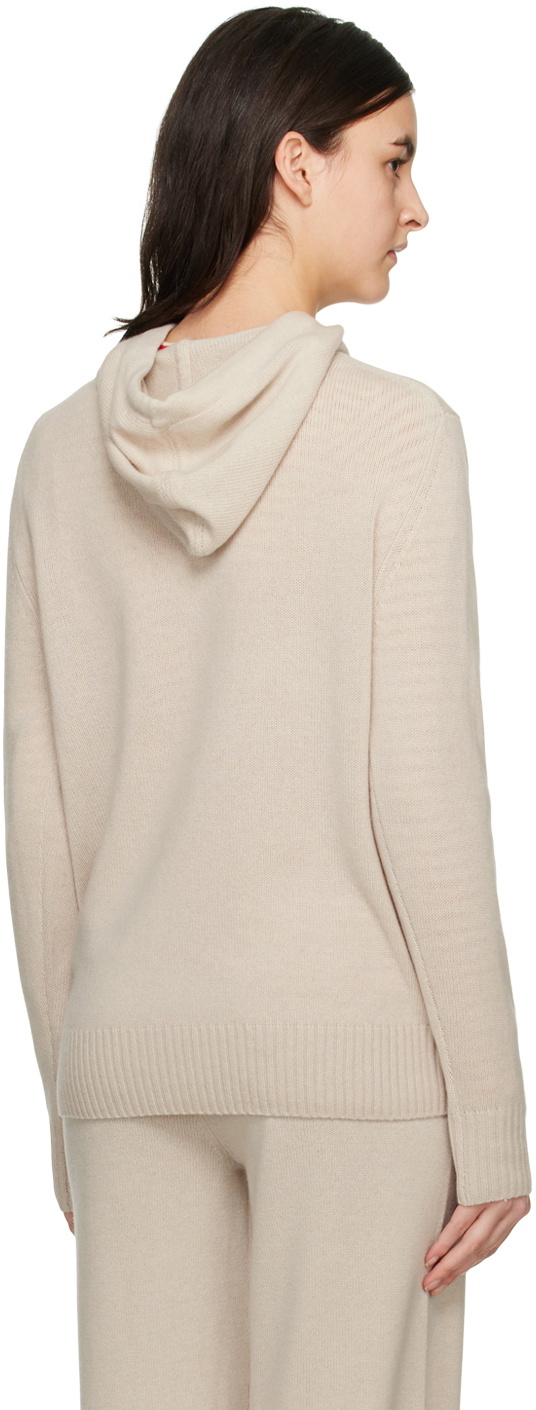 Golden Goose Beige Patch Hoodie Golden Goose Deluxe Brand