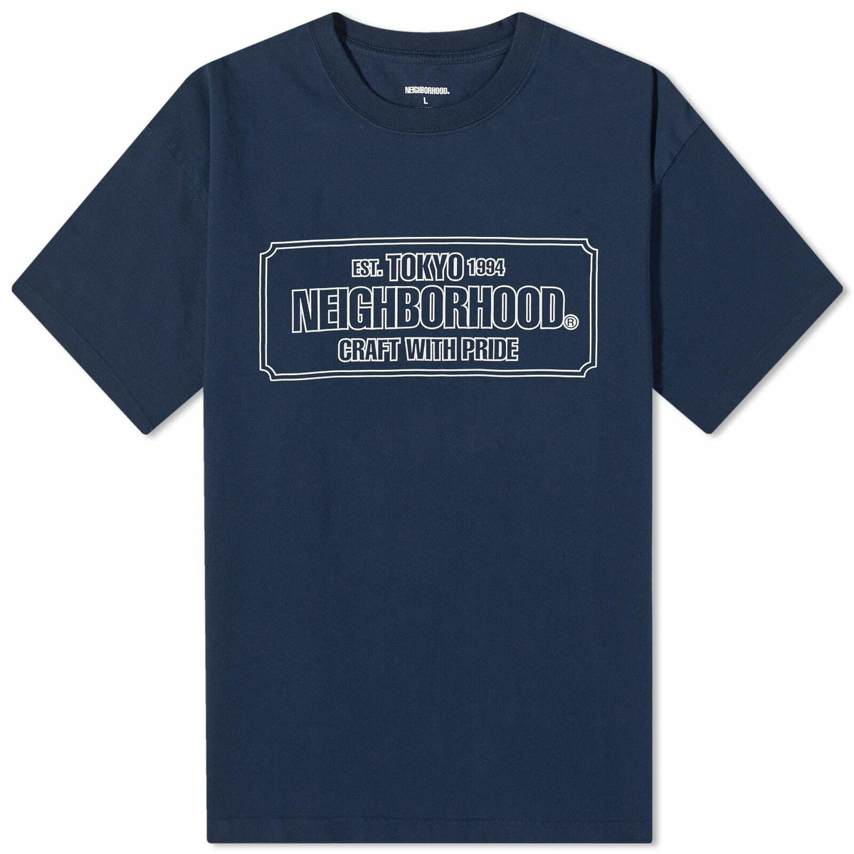 Neighborhood Men's SS-1 T-Shirt in Navy Neighborhood