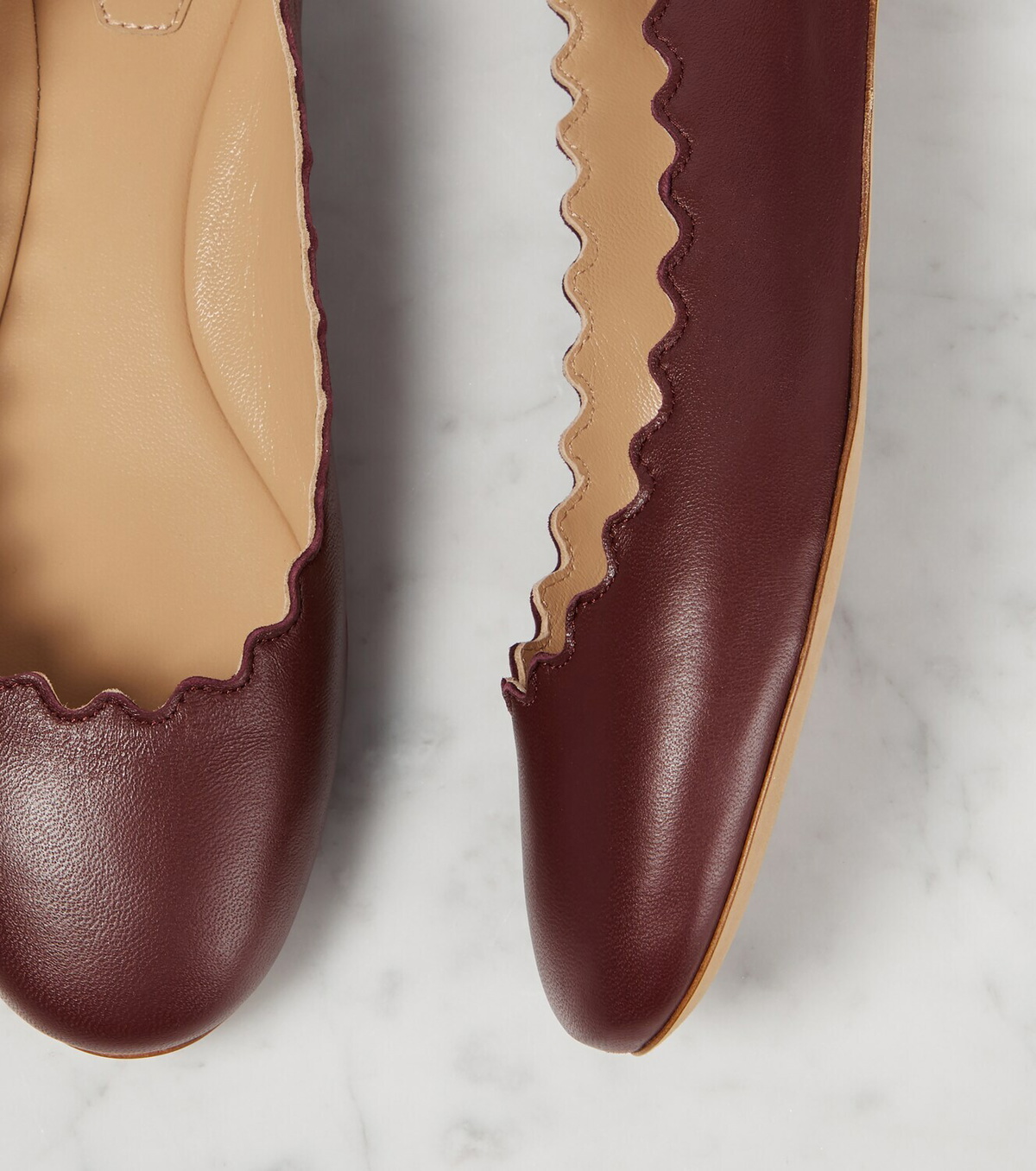 Chloé Lauren leather ballet flats Chloe