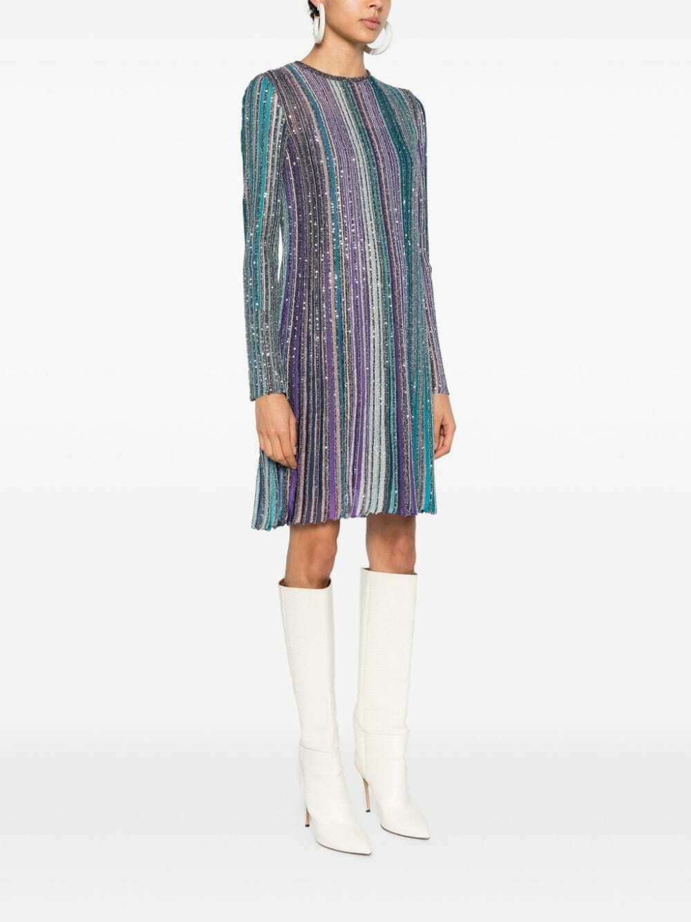 MISSONI - Striped Short Dress Missoni