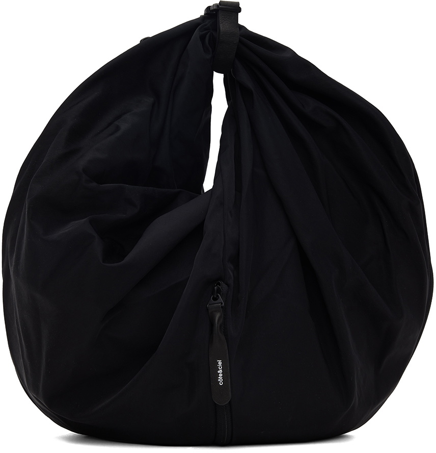 Côte&Ciel Black Large Aóos Infinity Tote Cote & Ciel