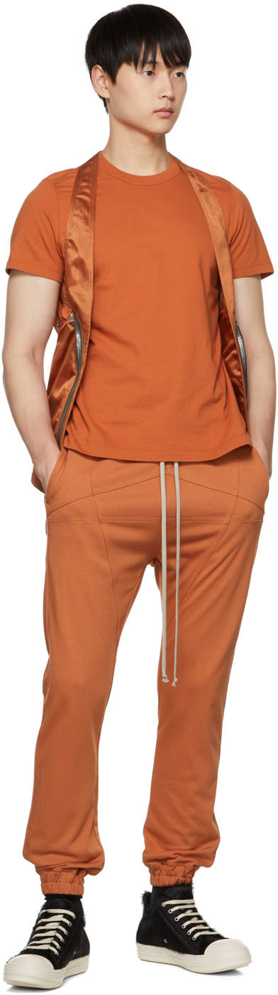 Rick Owens Orange Penta Lounge Pants Rick Owens