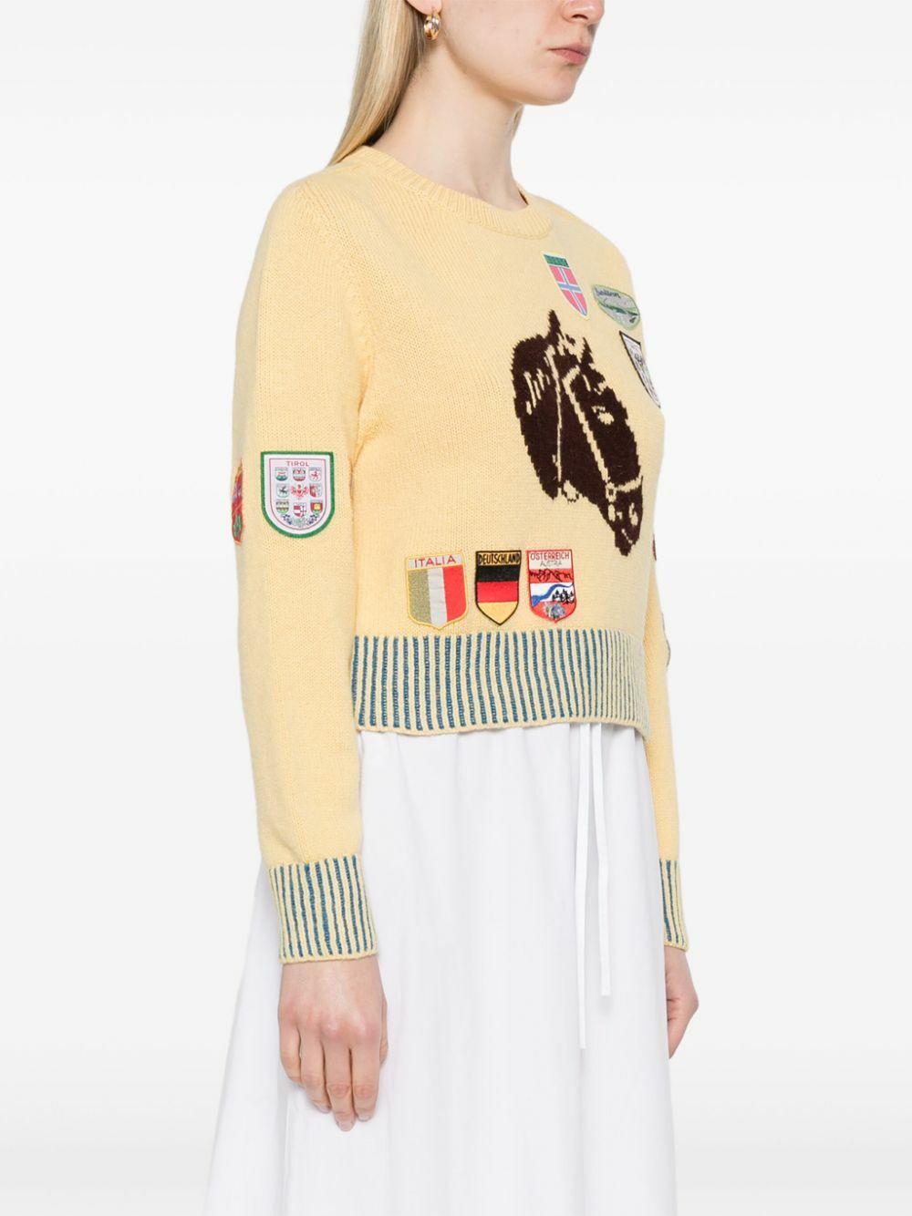 BODE Yellow Pony Sweater Bode