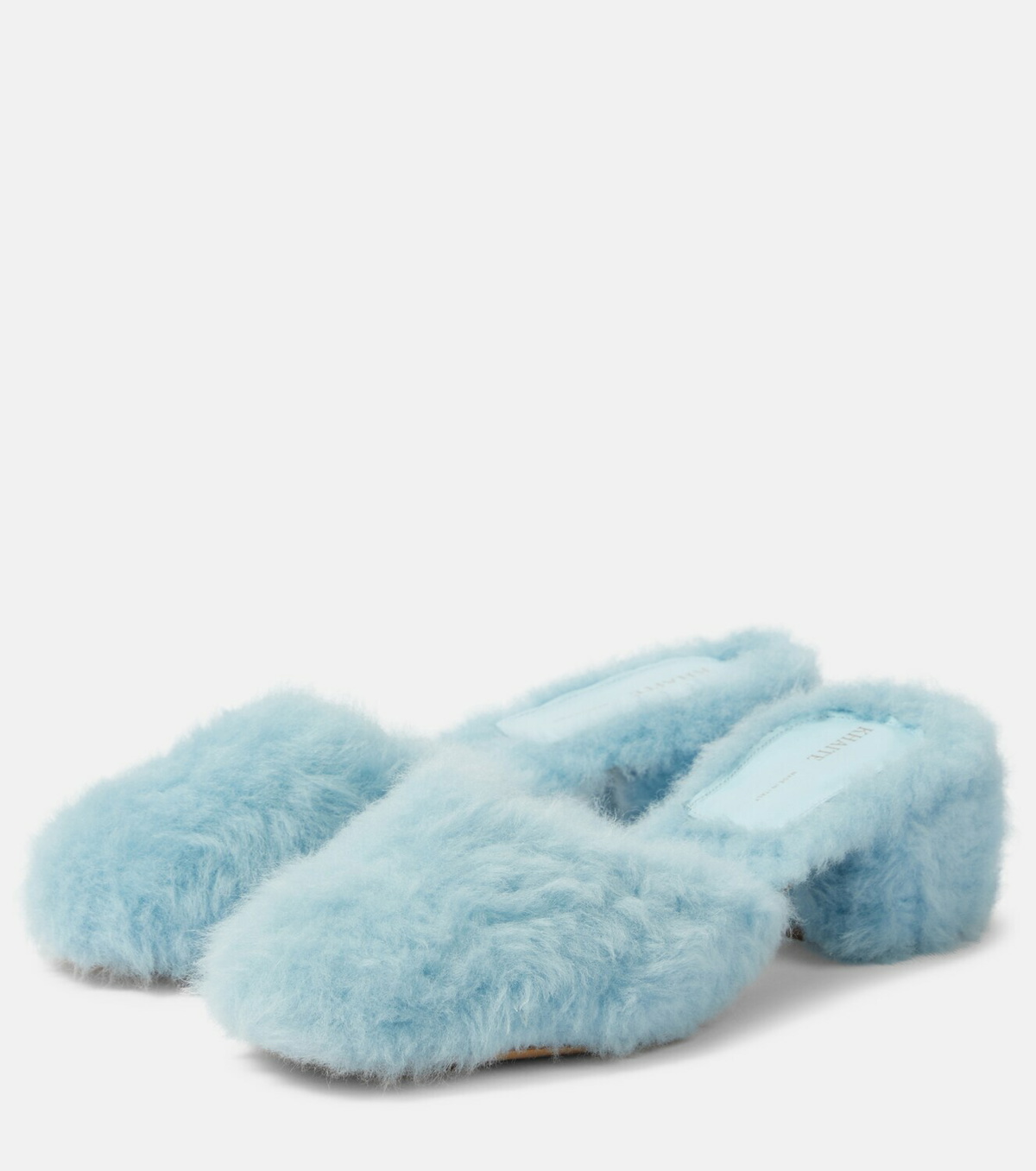 Khaite Clio shearling mules Khaite
