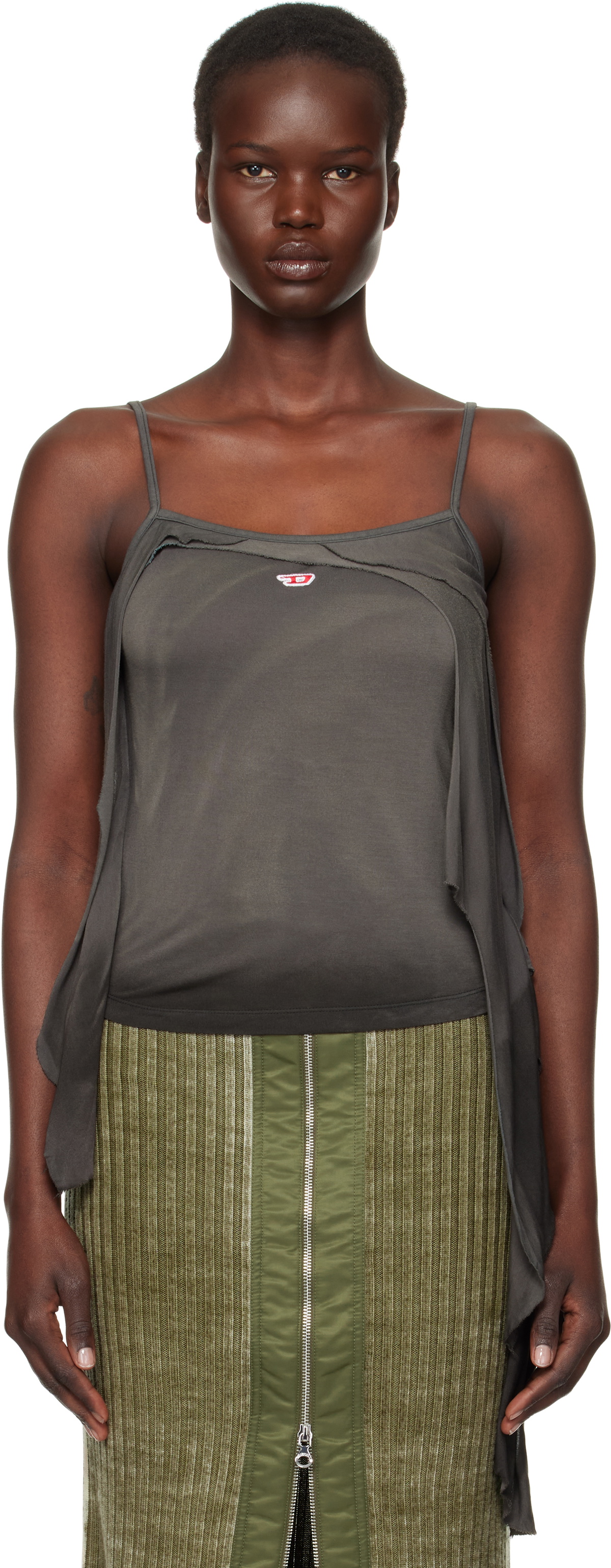 Diesel Gray T-Malo Tank Top Diesel