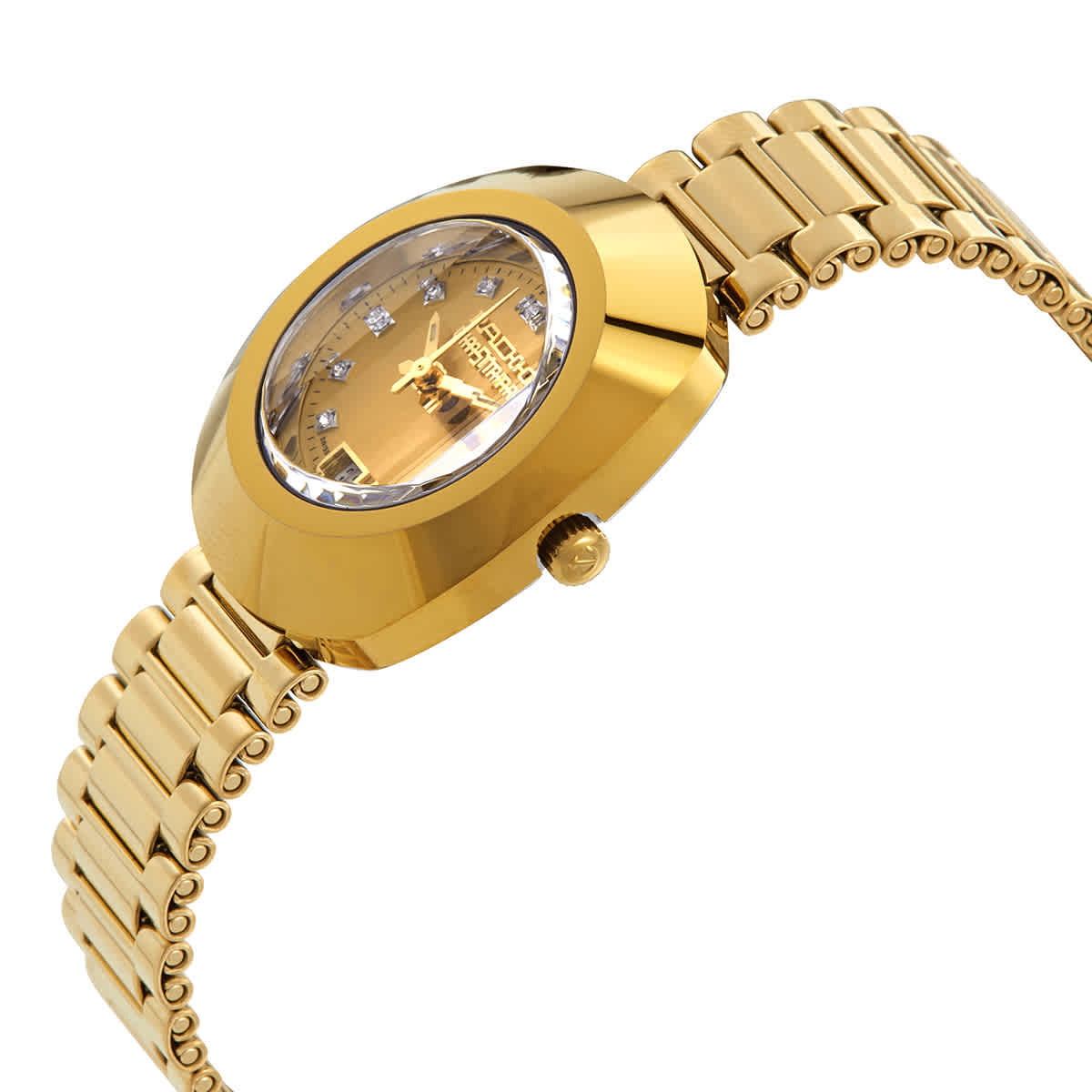 Rado Original Yellow Gold Dial Ladies Watch R12306303 Rado