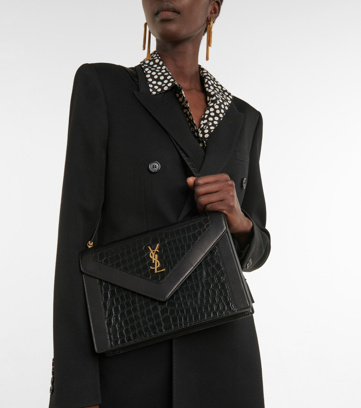 Saint Laurent - Gaby Medium leather shoulder bag Saint Laurent