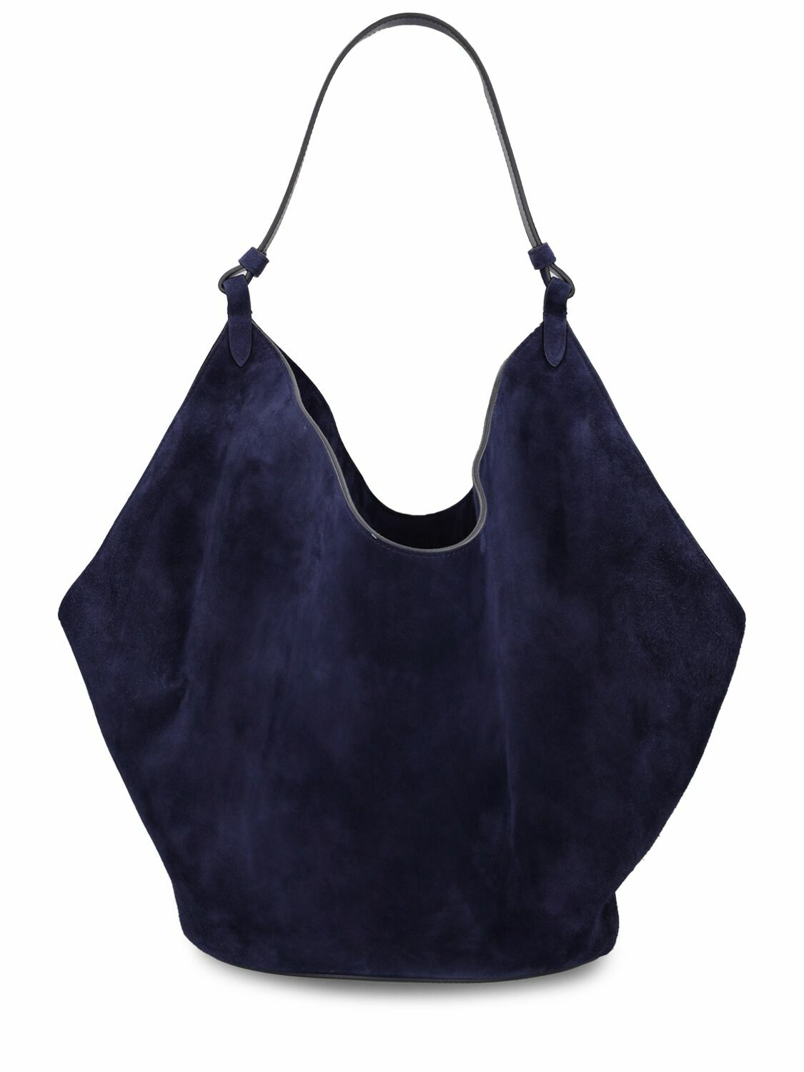 KHAITE - Medium Lotus Suede Tote Bag Khaite