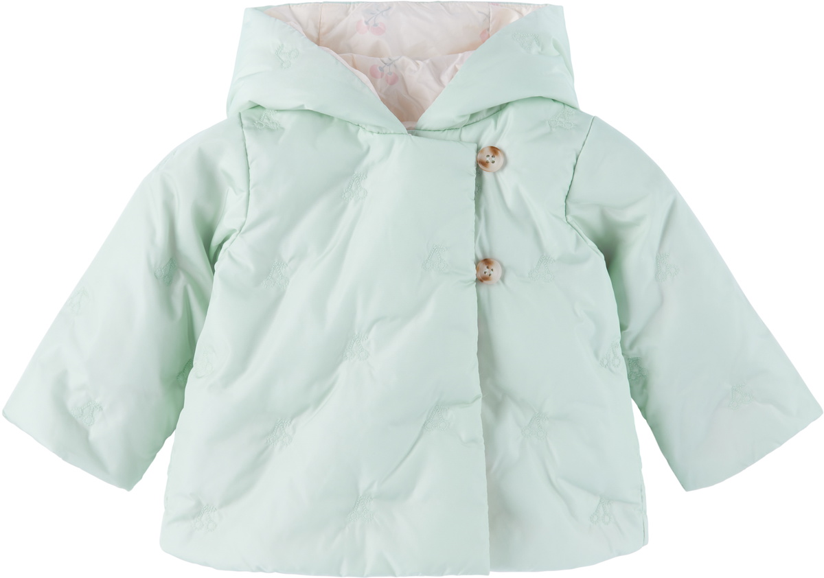 Bonpoint Baby Green Bonno Puffer Jacket Bonpoint
