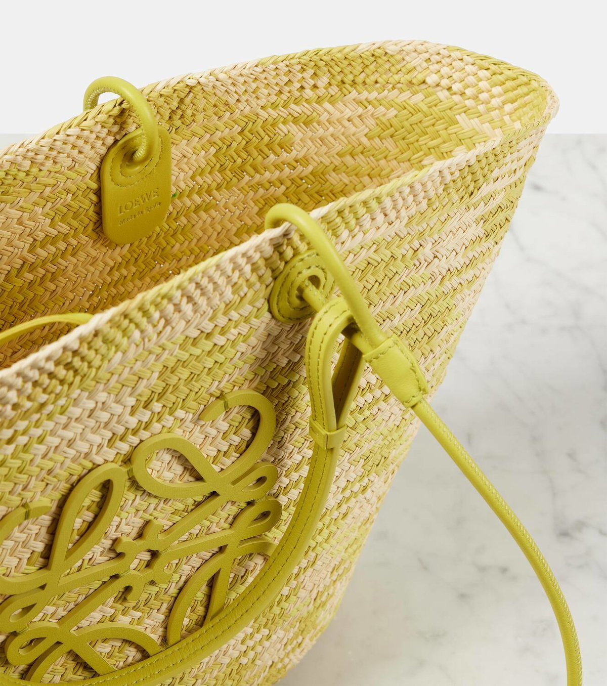 Loewe Anagram Medium raffia tote bag Loewe