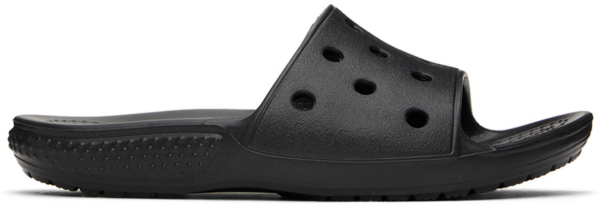 Crocs Kids Black Classic Slides Crocs