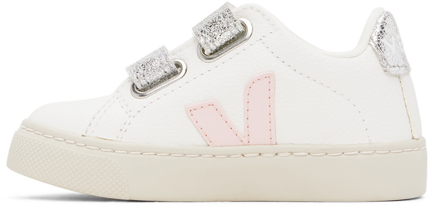 VEJA Baby White & Silver Esplar Sneakers VEJA