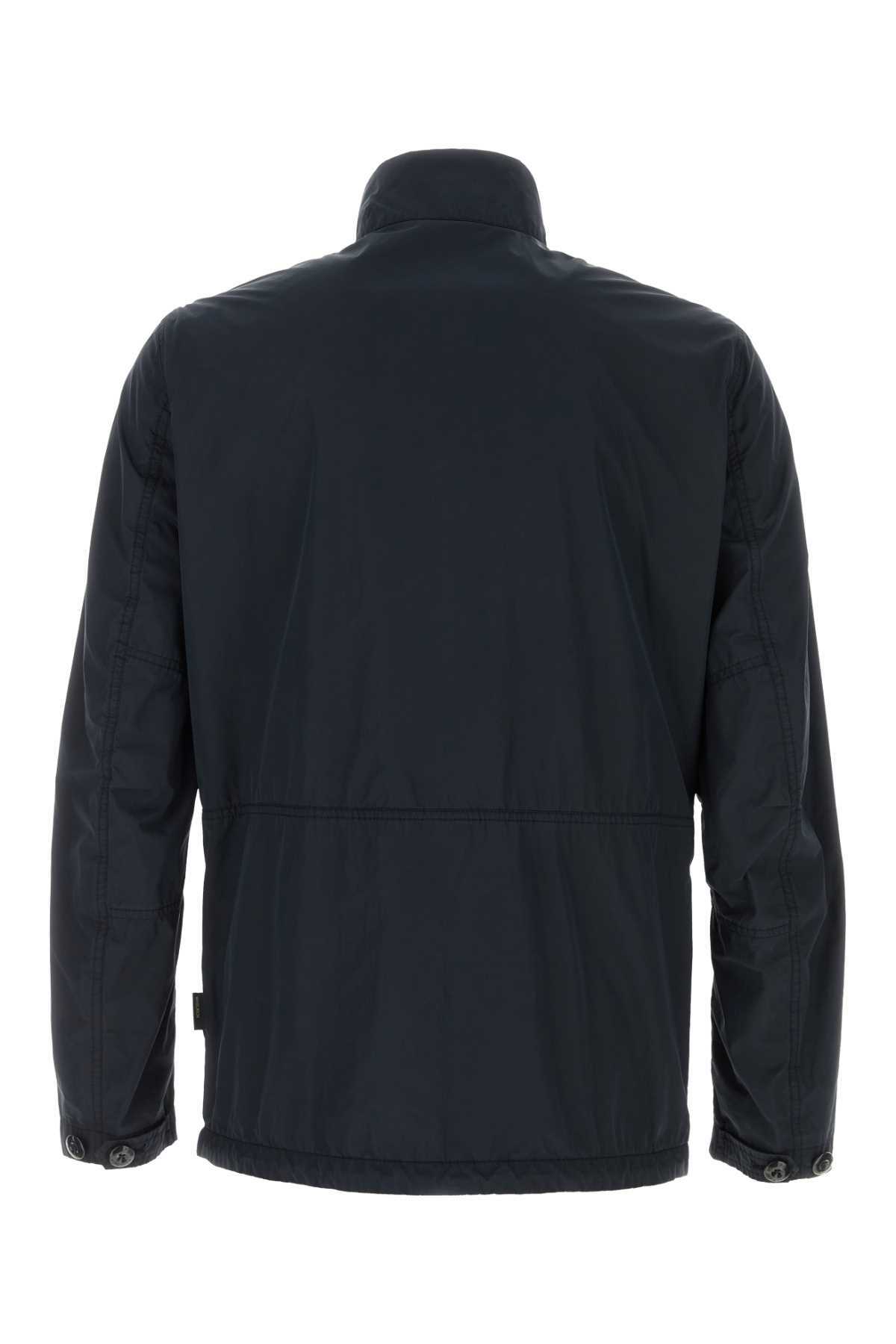 Woolrich Navy Blue Polyester Urban Field Jacket Woolrich