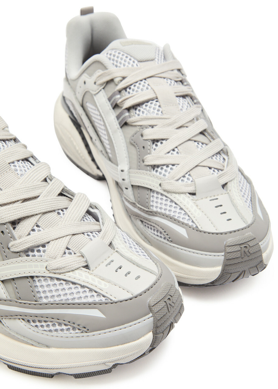 Represent Storm Runner Panelled Mesh Sneakers Grey Represent