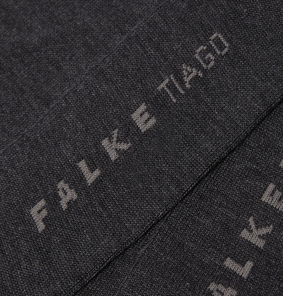 Falke - Tiago Stretch Cotton-Blend Socks - Charcoal FALKE Ergonomic ...