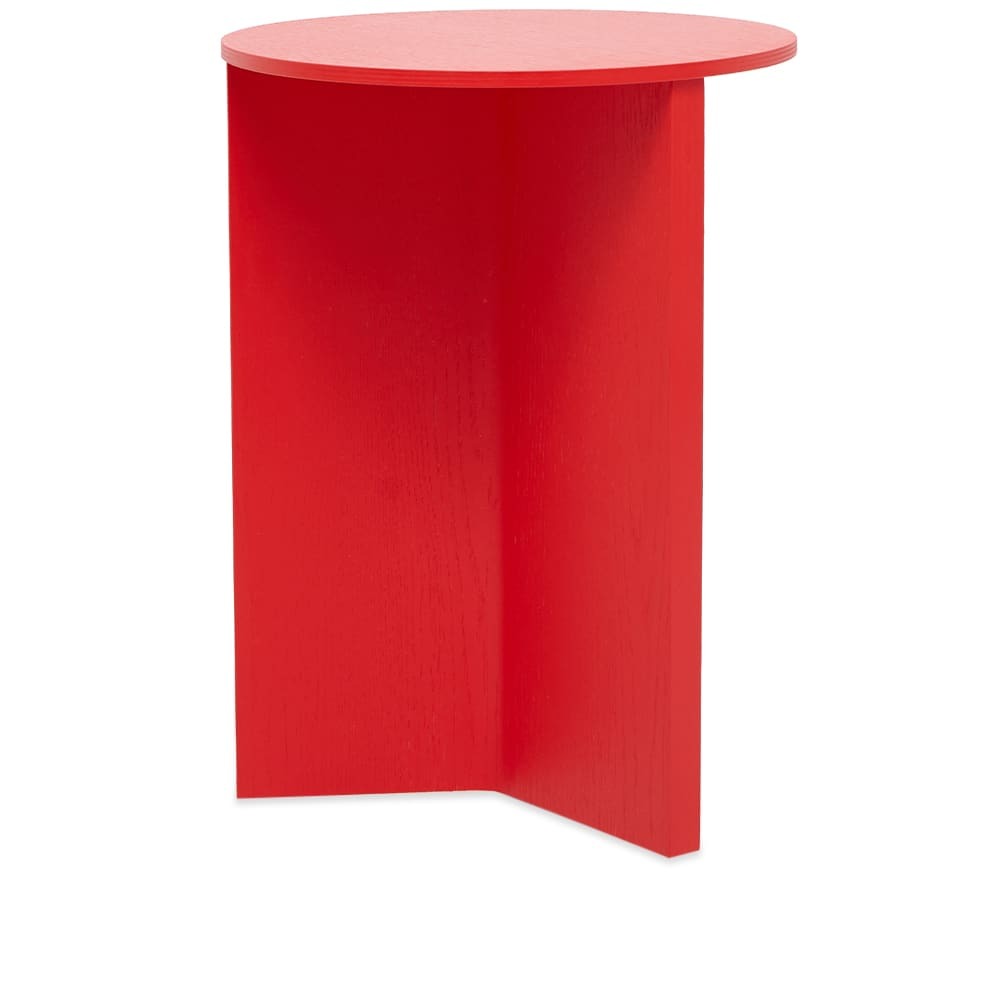 HAY Slit Side Table in High Candy Red HAY