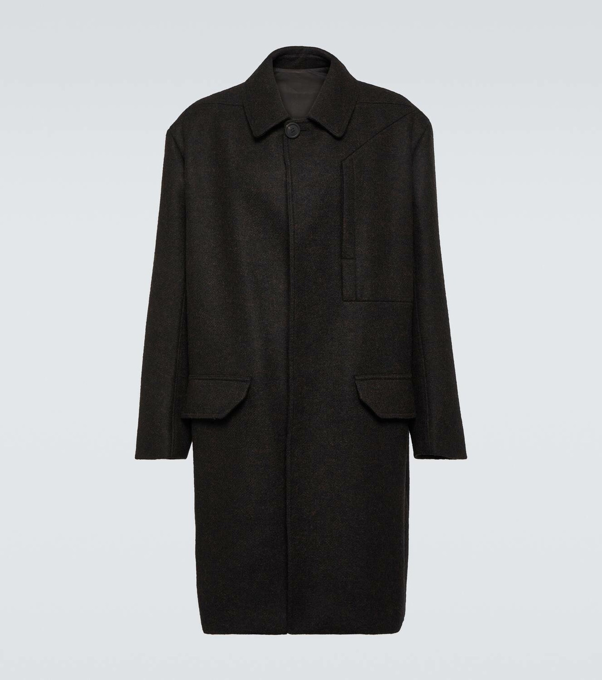Rick Owens Jumbo virgin wool coat Rick Owens