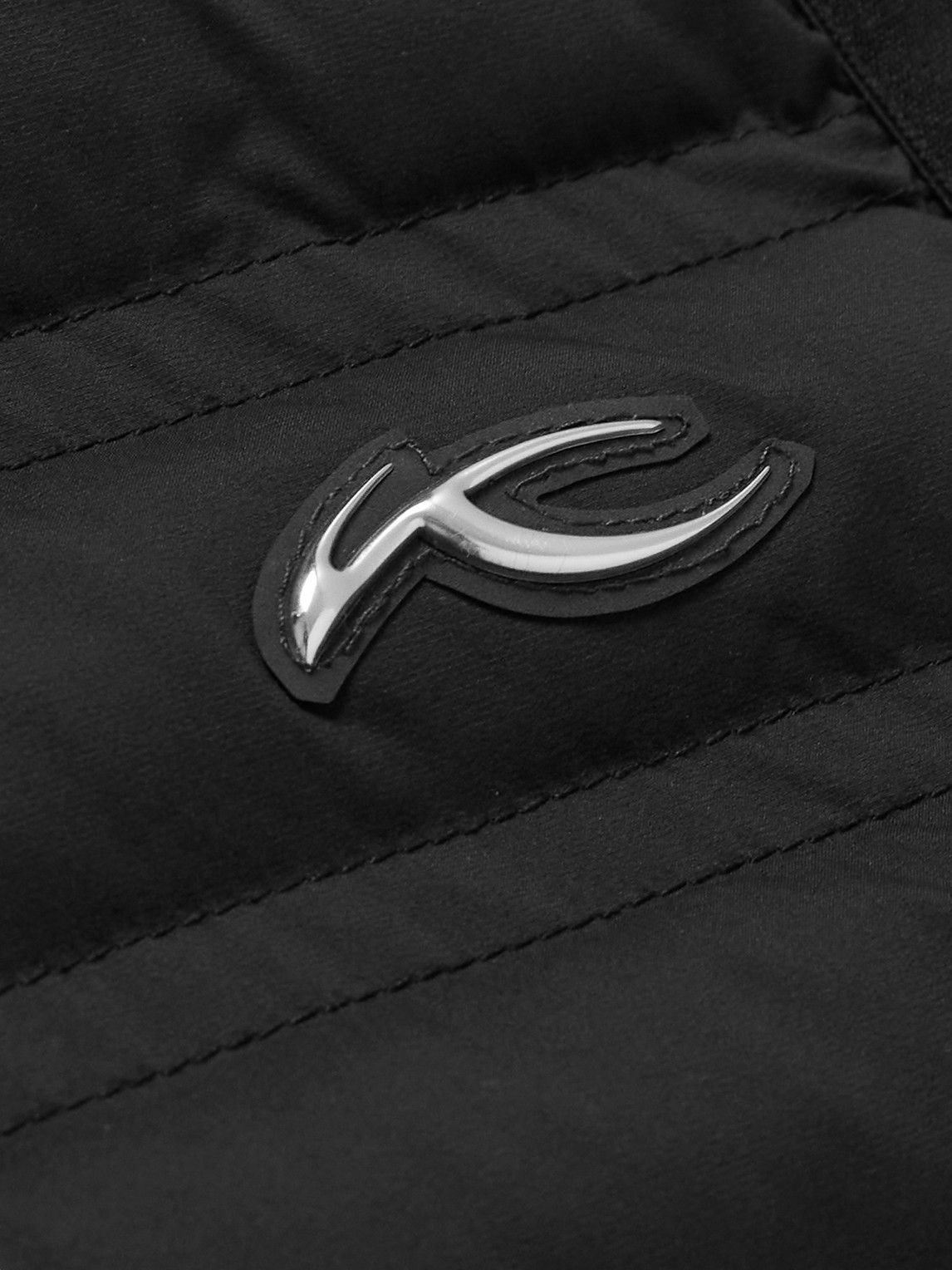 Kjus Golf - Cloudlite Logo-Appliquéd Quilted Shell Golf Gilet - Black ...