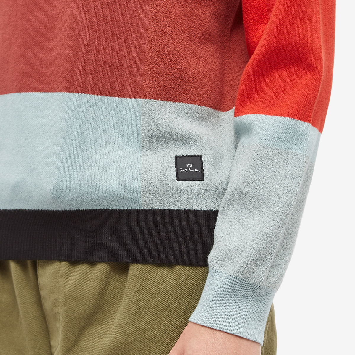Paul Smith Men's Crew Knit in Red Paul Smith