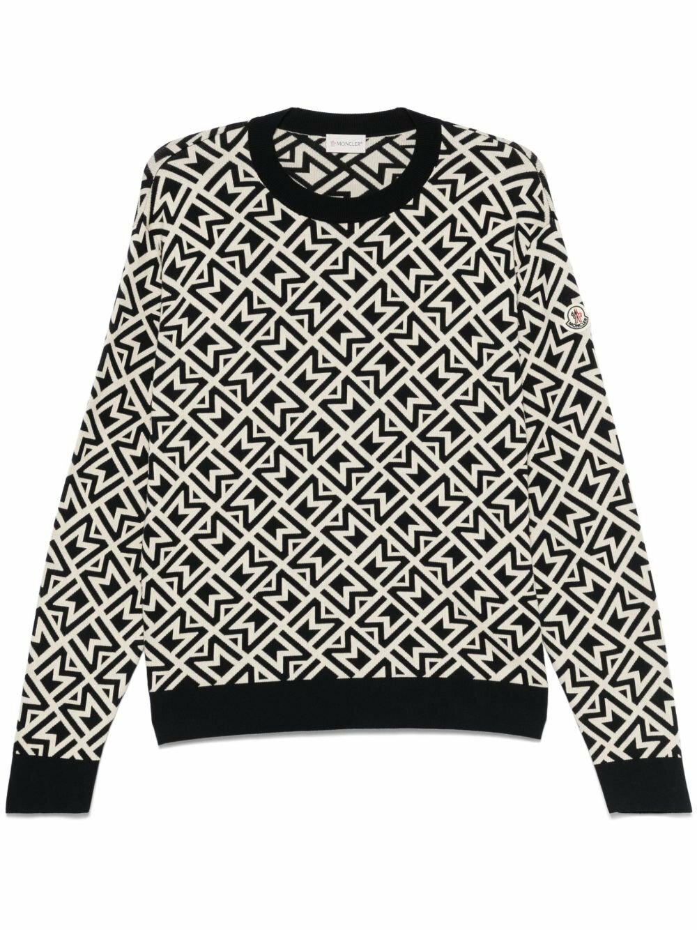 Moncler Blue Monogram Sweater Moncler