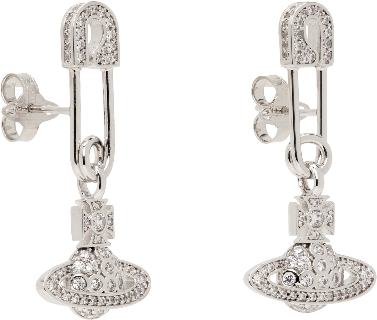 Vivienne Westwood Silver Lucrece Earrings Vivienne Westwood