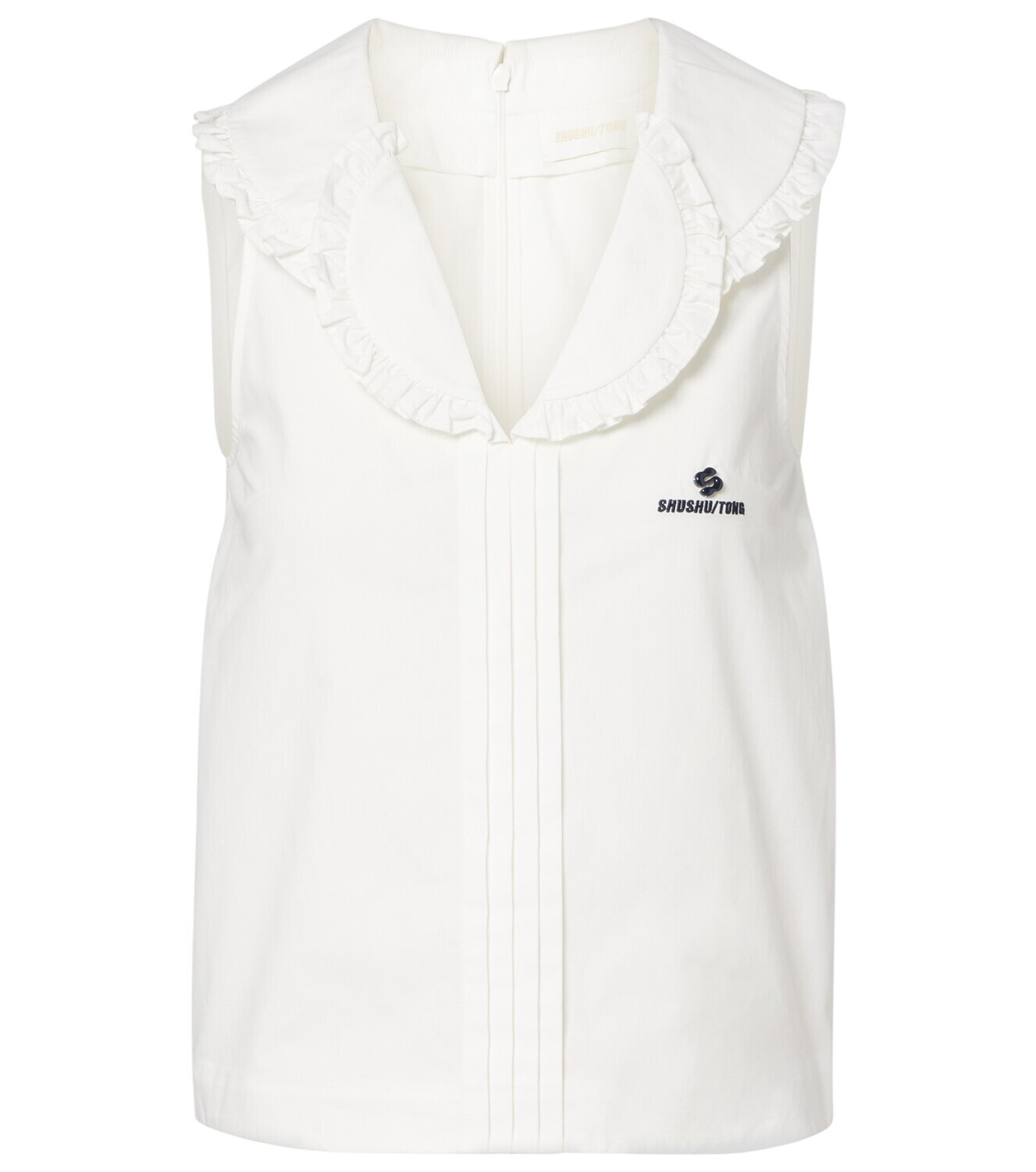 Shushu/Tong Ruffled cotton top Shushu/Tong