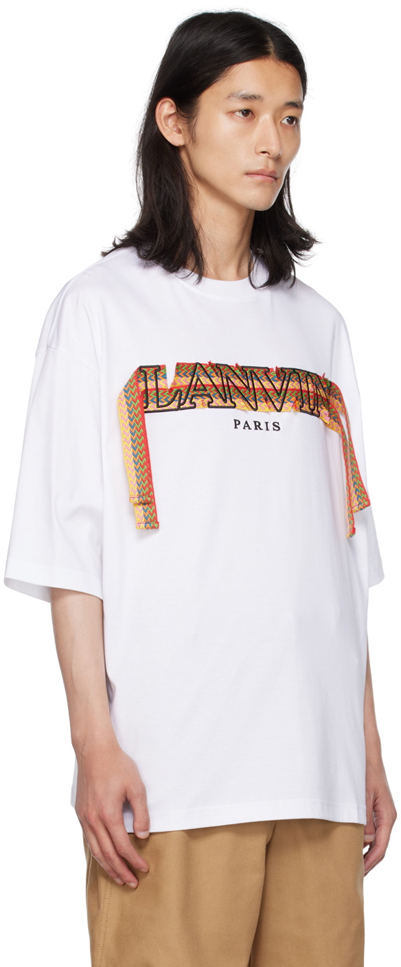 Lanvin White Curb Lace T-Shirt Lanvin
