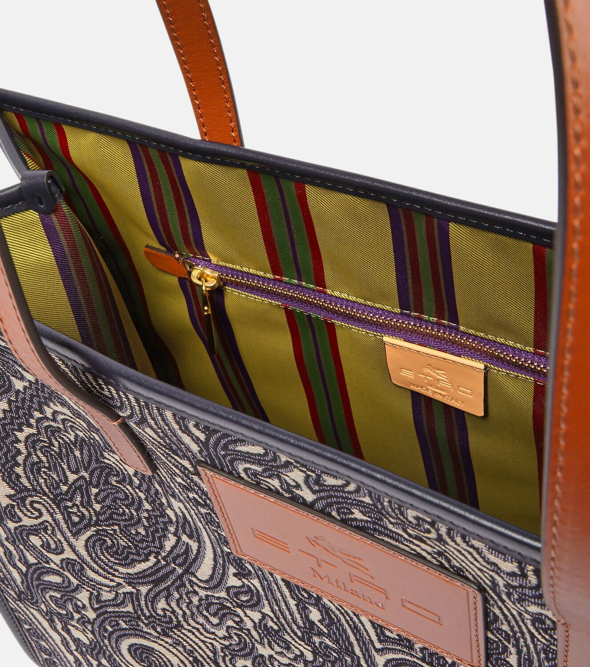 Etro - Globetrotter Medium jacquard tote bag Etro