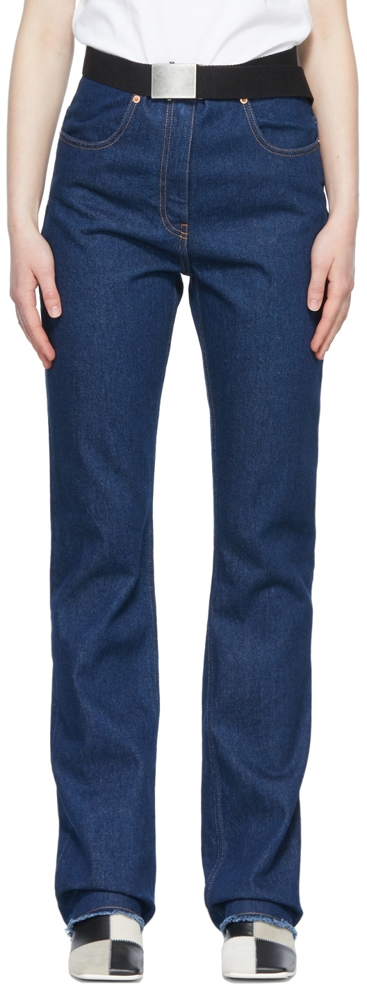 MM6 Maison Margiela Blue Belt Jeans MM6 Maison Margiela