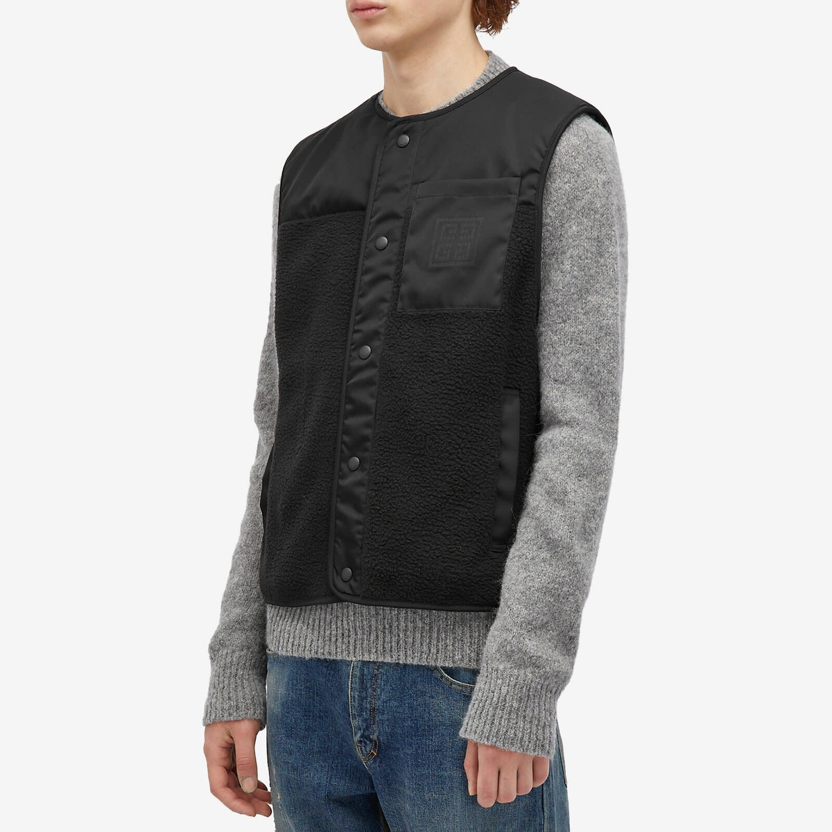 Givenchy Men's 4G Pocket Vest in Black Givenchy