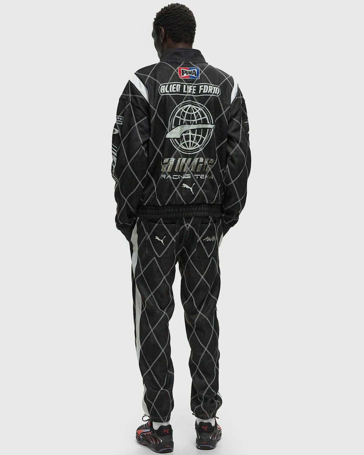 Puma X Asap Rocky Distressed Sweat Shirt Black Zippers Puma Puma X Asap Rocky Distressed Sweat Shirt Black Zippers Puma