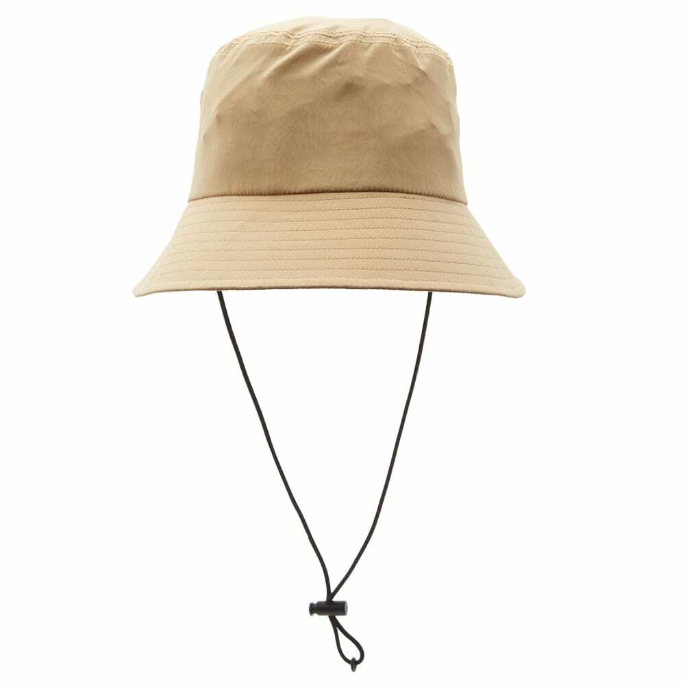 Danton Men's Drawcord Bucket Hat in Beige Danton