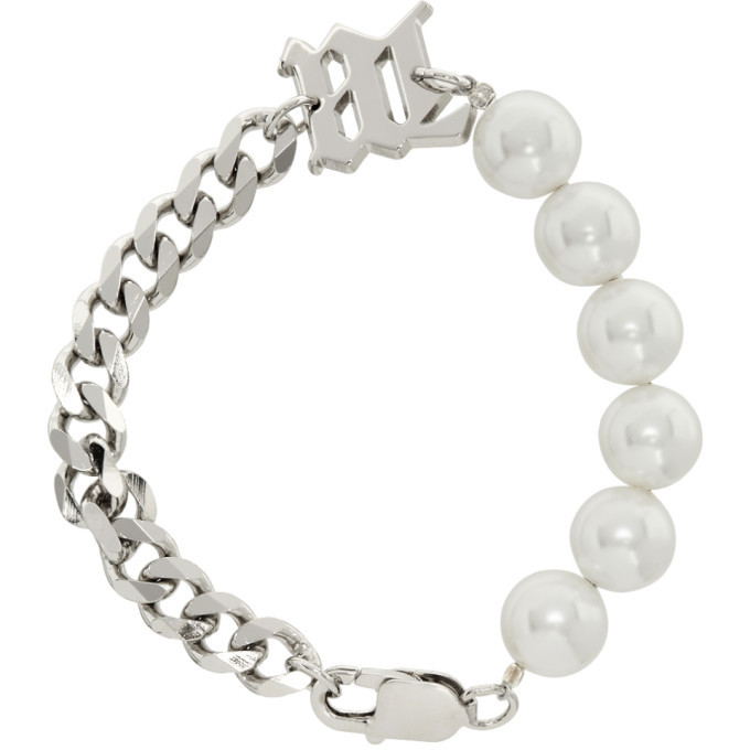 MISBHV Silver Pearl Chain Bracelet MISBHV