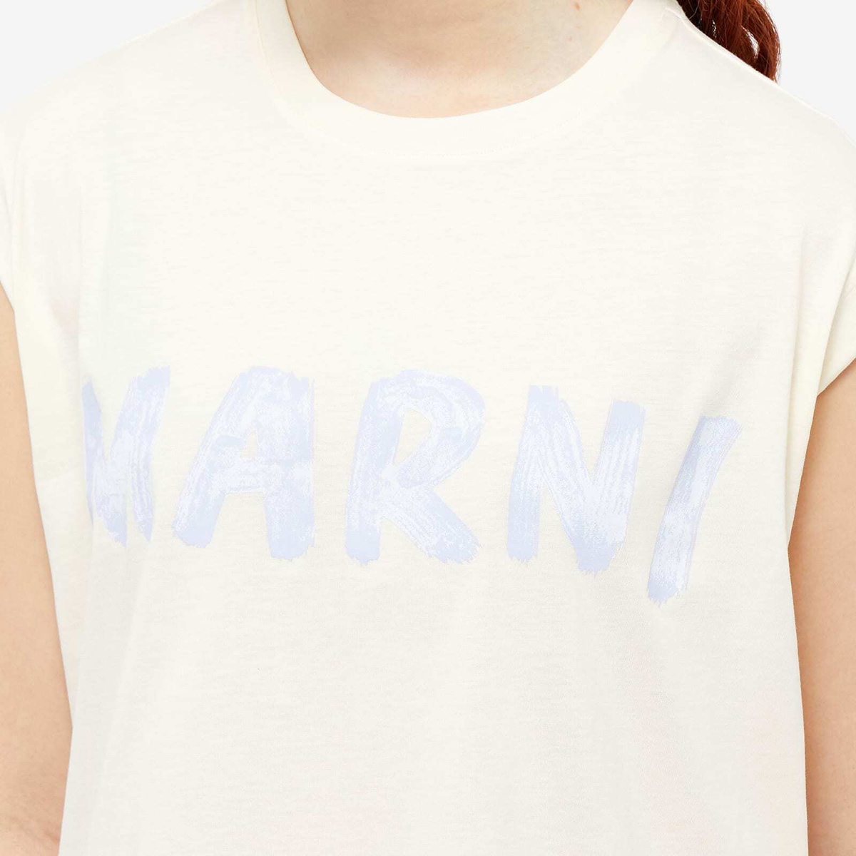 Marni Women's Logo Tank Top in Pearl Marni