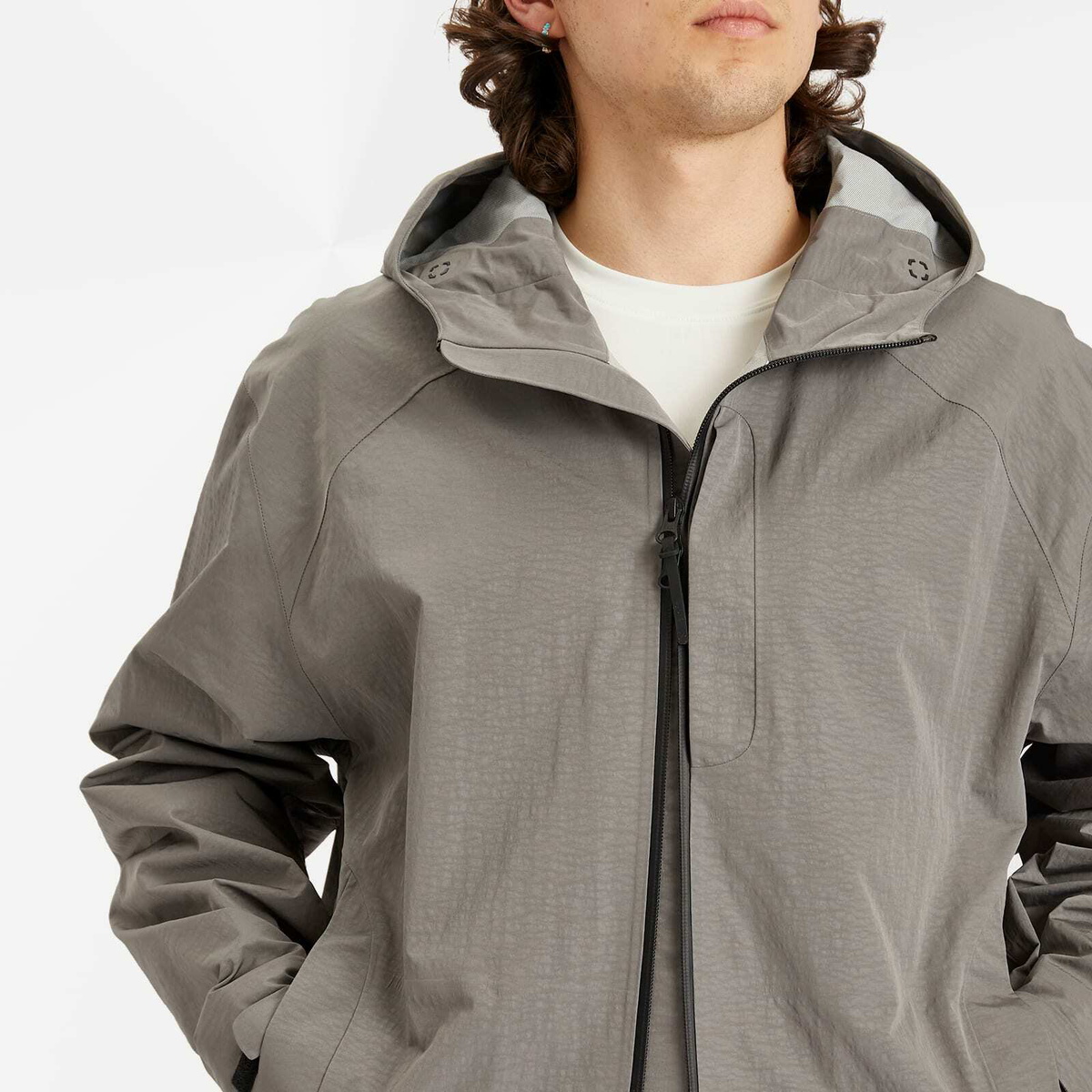 Hiking Patrol Men's 2.5L Shell Jacket in Dark Grey Hiking Patrol