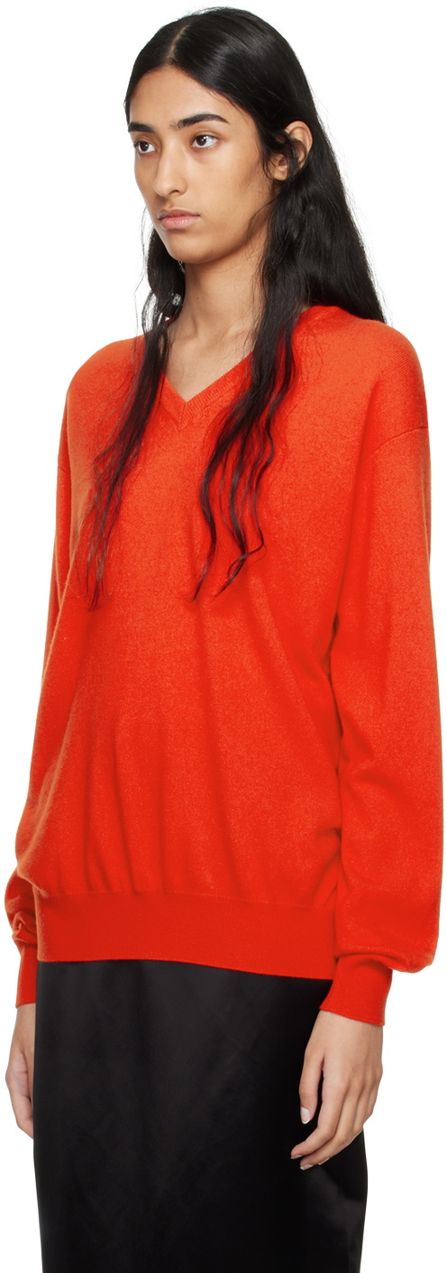 The Row Red Gracy Sweater The Row